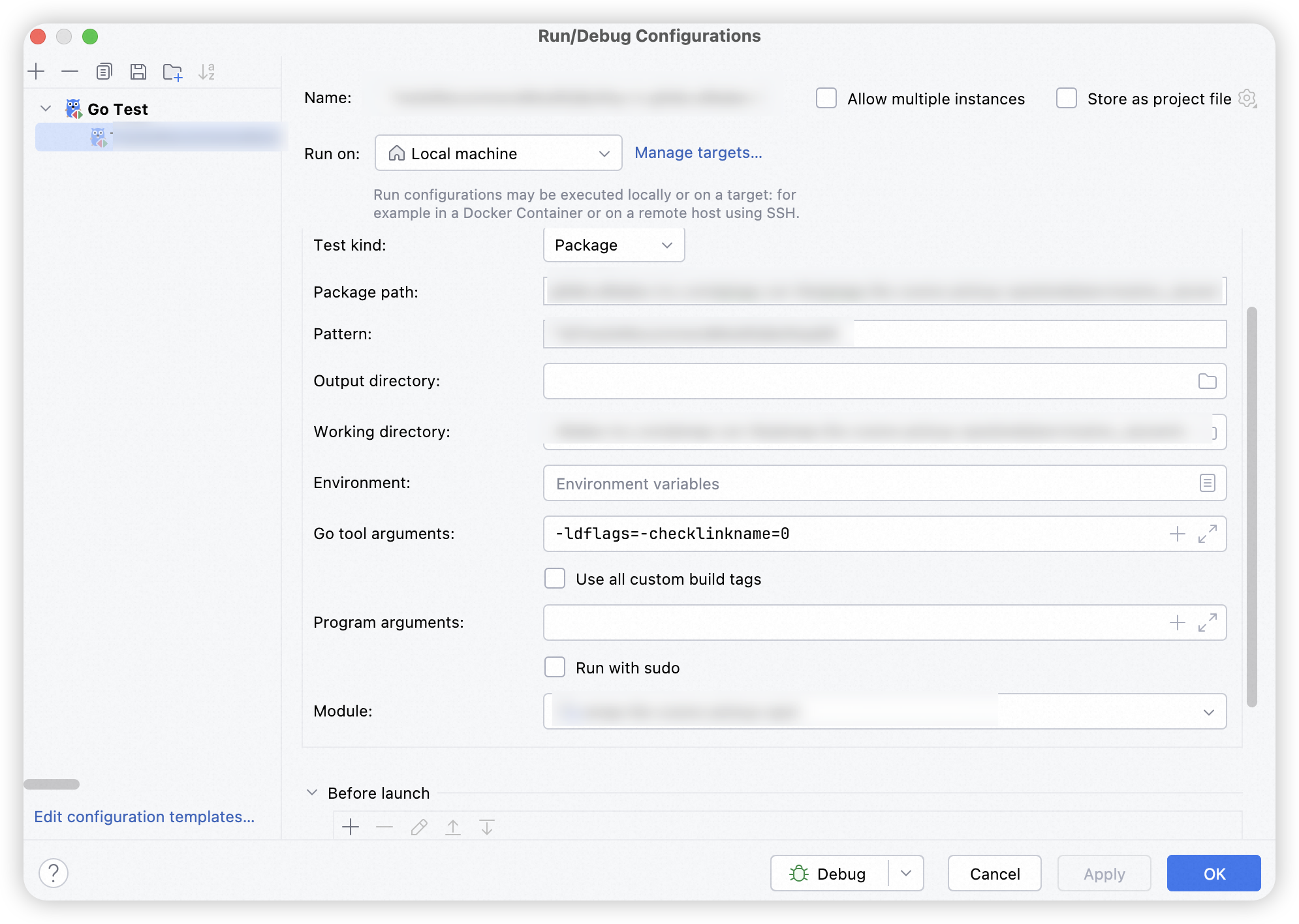 Go语言GoLand debug失效问题修复 | 渐行渐远